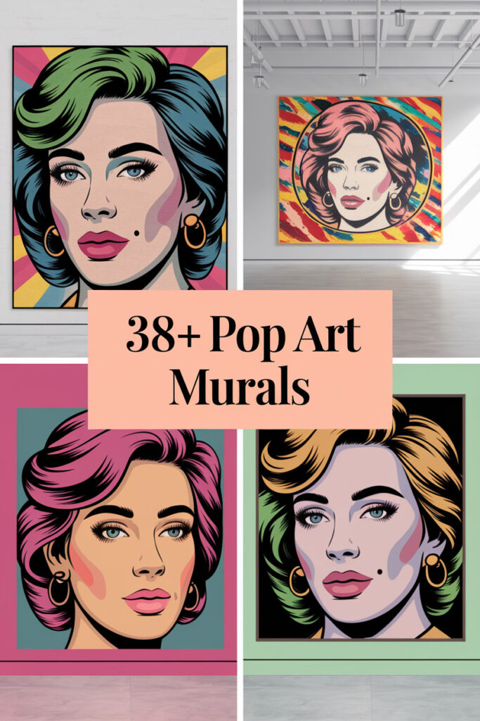 38+ Fabulous Pop Art Murals to Brighten Your Space – homiste.com